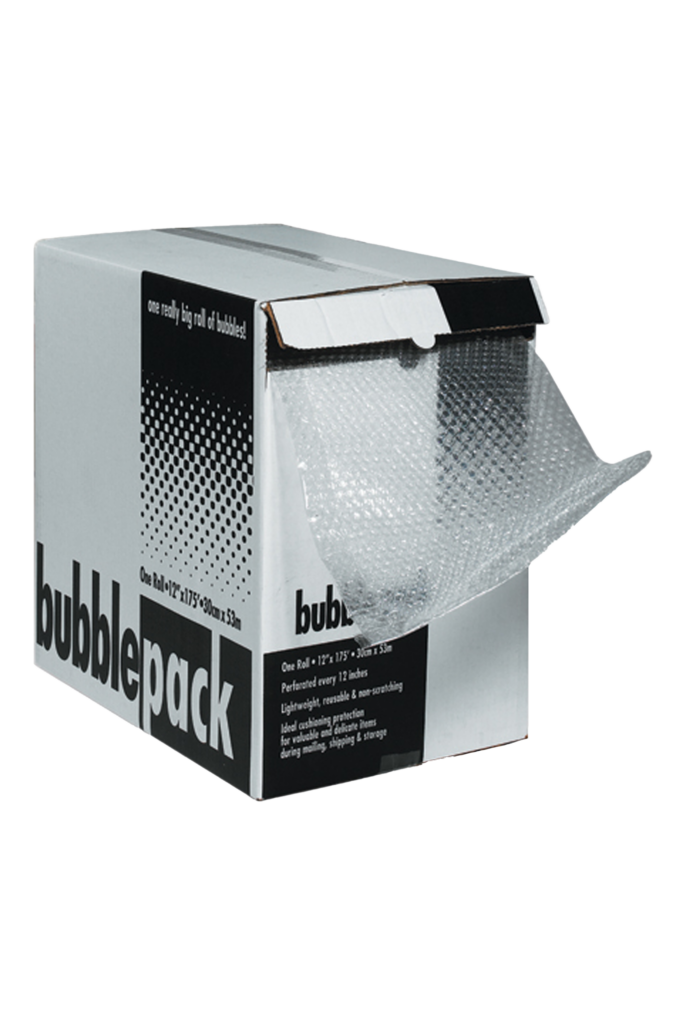 1/2" 12" x 65' Perfed 12" Large Bubble Dispenser Pack