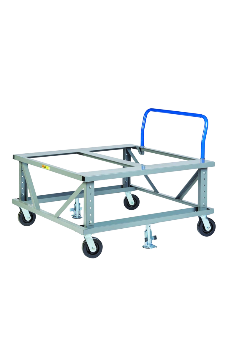 Little Giant 40" X 48" Ergonomic Adjustable Height Mobile Pallet Stand ...