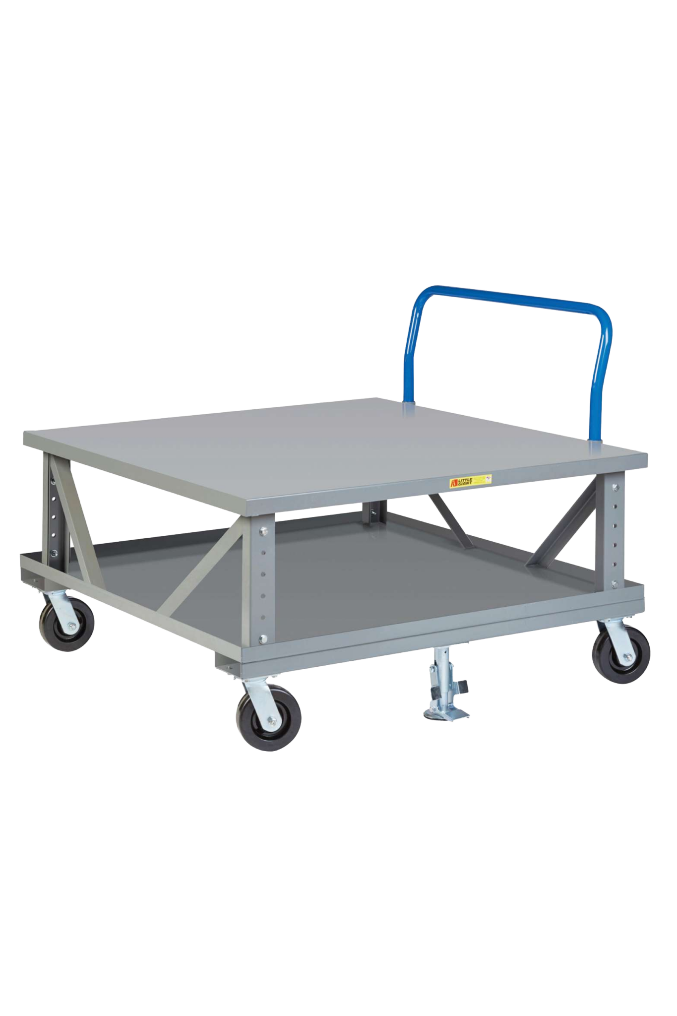Little Giant 42" X 48" Ergonomic Adjustable Height Mobile Pallet Stand ...