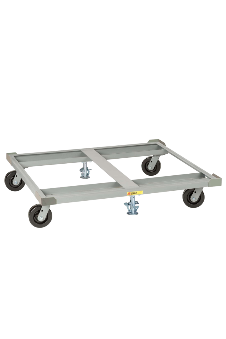 Little Giant 48" X 48" Pallet Dollies Open Deck 2 Floor Locks Corner ...