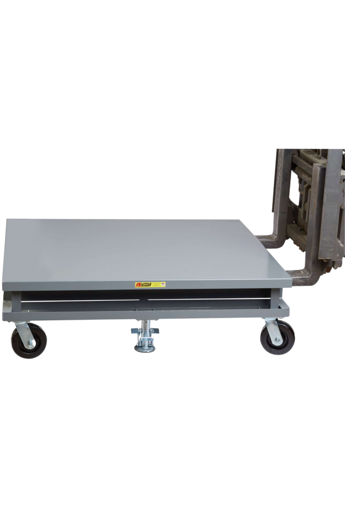 Little Giant 40" X 48" Pallet Dolly With Fork Pockets 2 Floor Locks