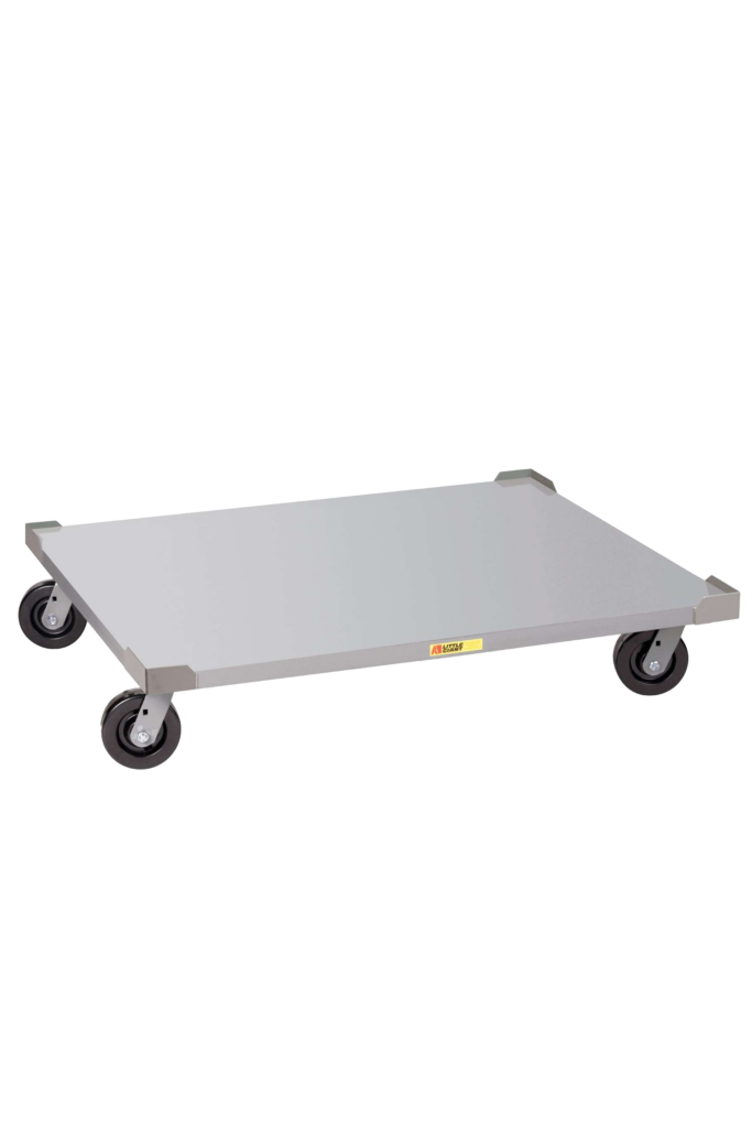 Little Giant 48" X 48" Pallet Dollies Solid Deck Corner Load Retainers