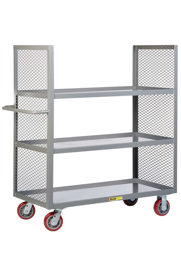 Little Giant 24" X 60" 2 Sided Shelf Trucks Lipped Shelves 3-shelves 6 ...