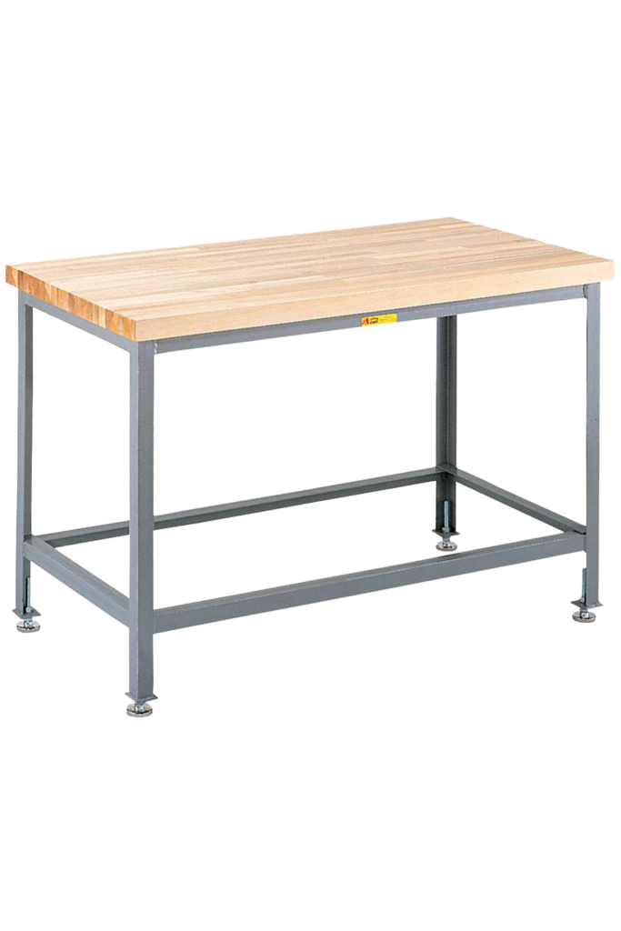 Little Giant Butcher Block Top Tables 30 x 60 Stationary adjustable ...