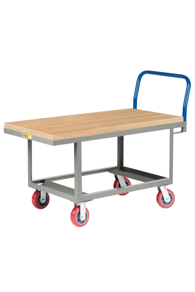 Little Giant 24" X 48" Ergonomic Work Height Platform Truck open-base 1 ...