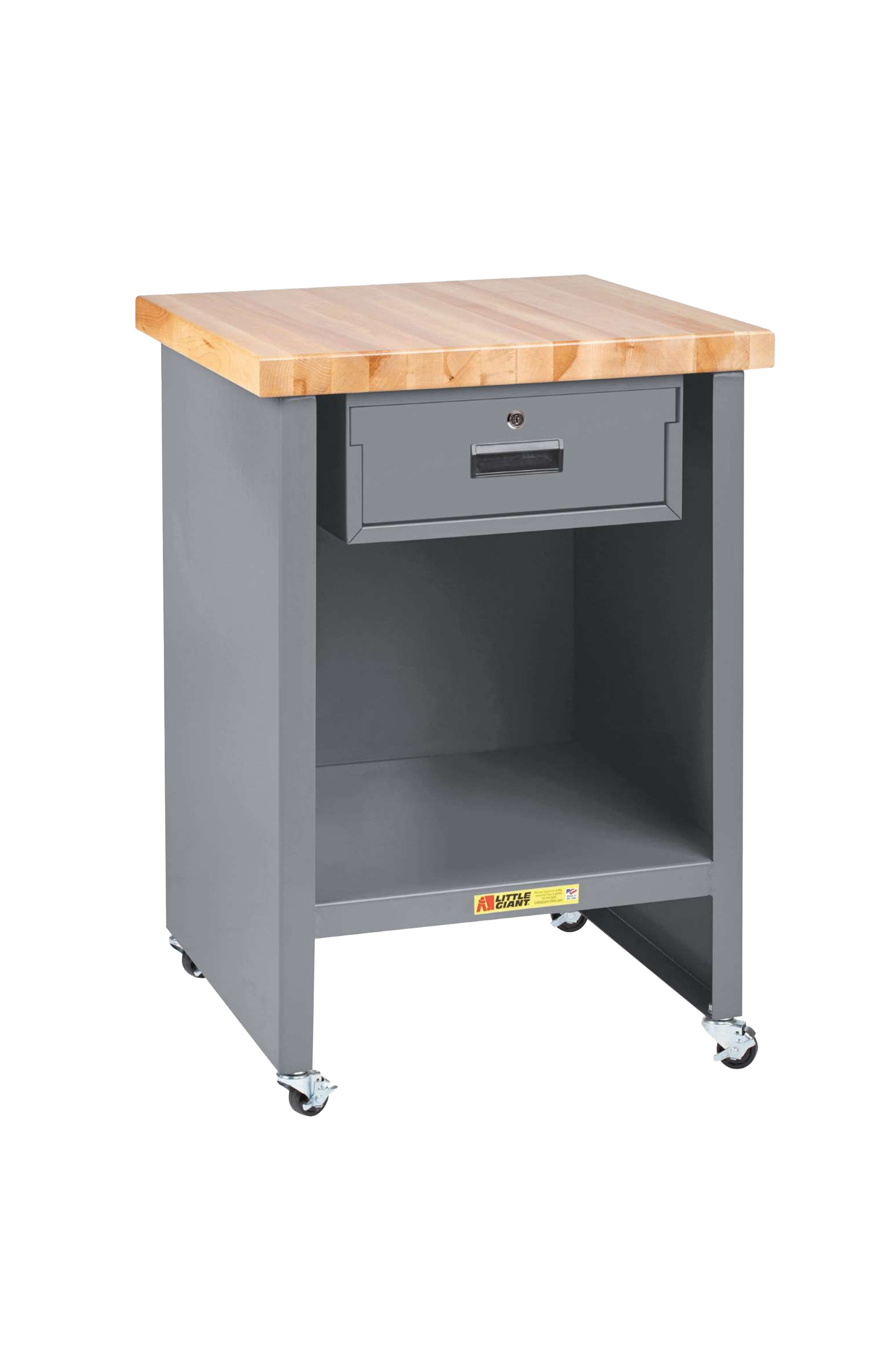 Workbenches & Shop Tables - Enclosed Table With Drawer And Butcher ...
