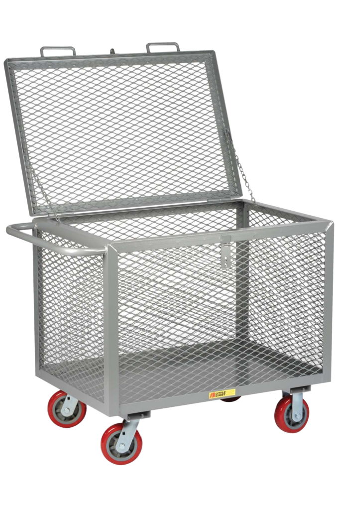 Little Giant 24" X 36" Expanded Metal Box Truck With Hinged Lid 6 ...