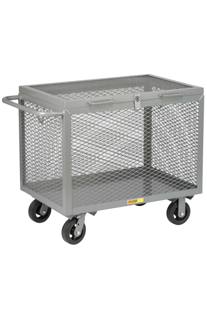 Little Giant 24" X 48" Expanded Metal Box Truck With Hinged Lid 6-mold ...