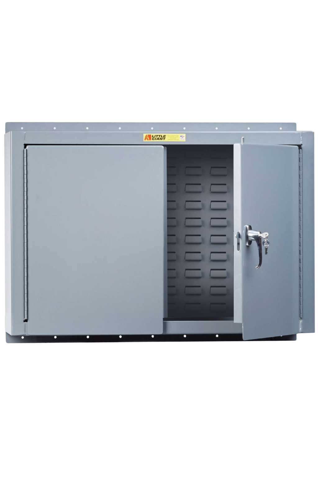 Heavy Duty Welded Steel Wall Storage Cabinet 10 X 48 Louvered Panel