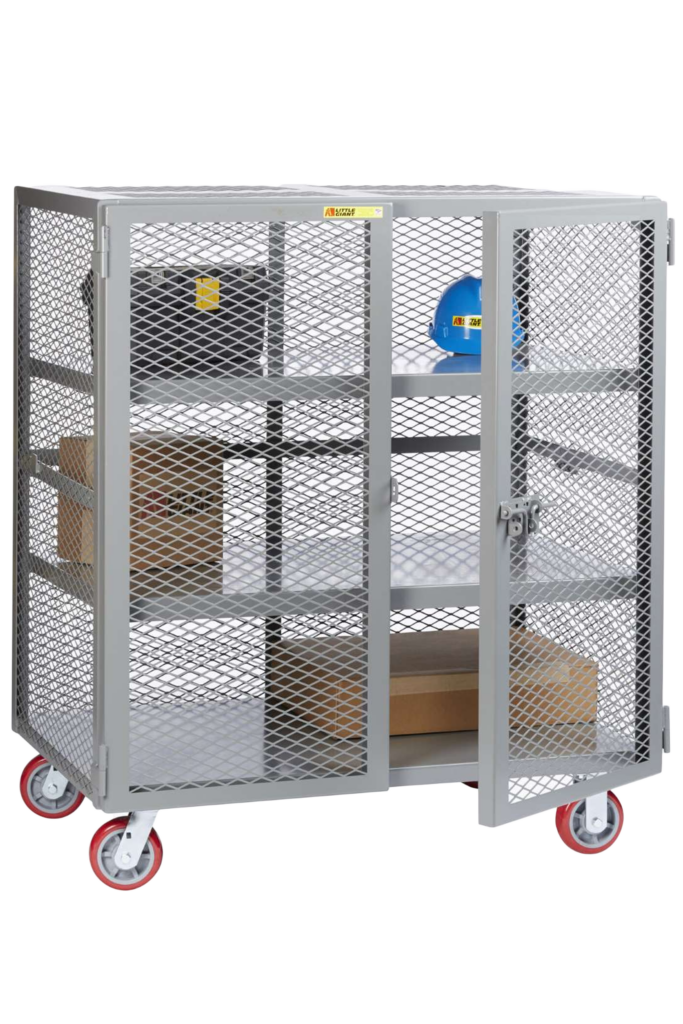 Little Giant 24" X 60" Heavy Duty Mobile Storage Locker 2-shelves