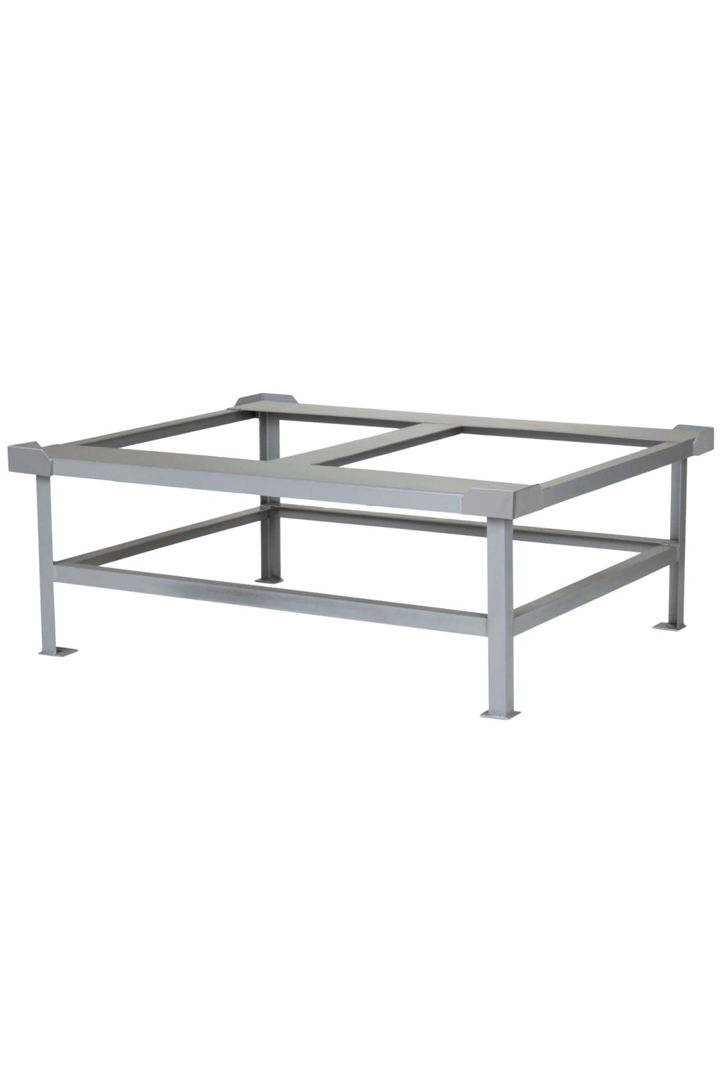 Low Profile Stationary Pallet Stand 40 X 48 Corner Load Retainers