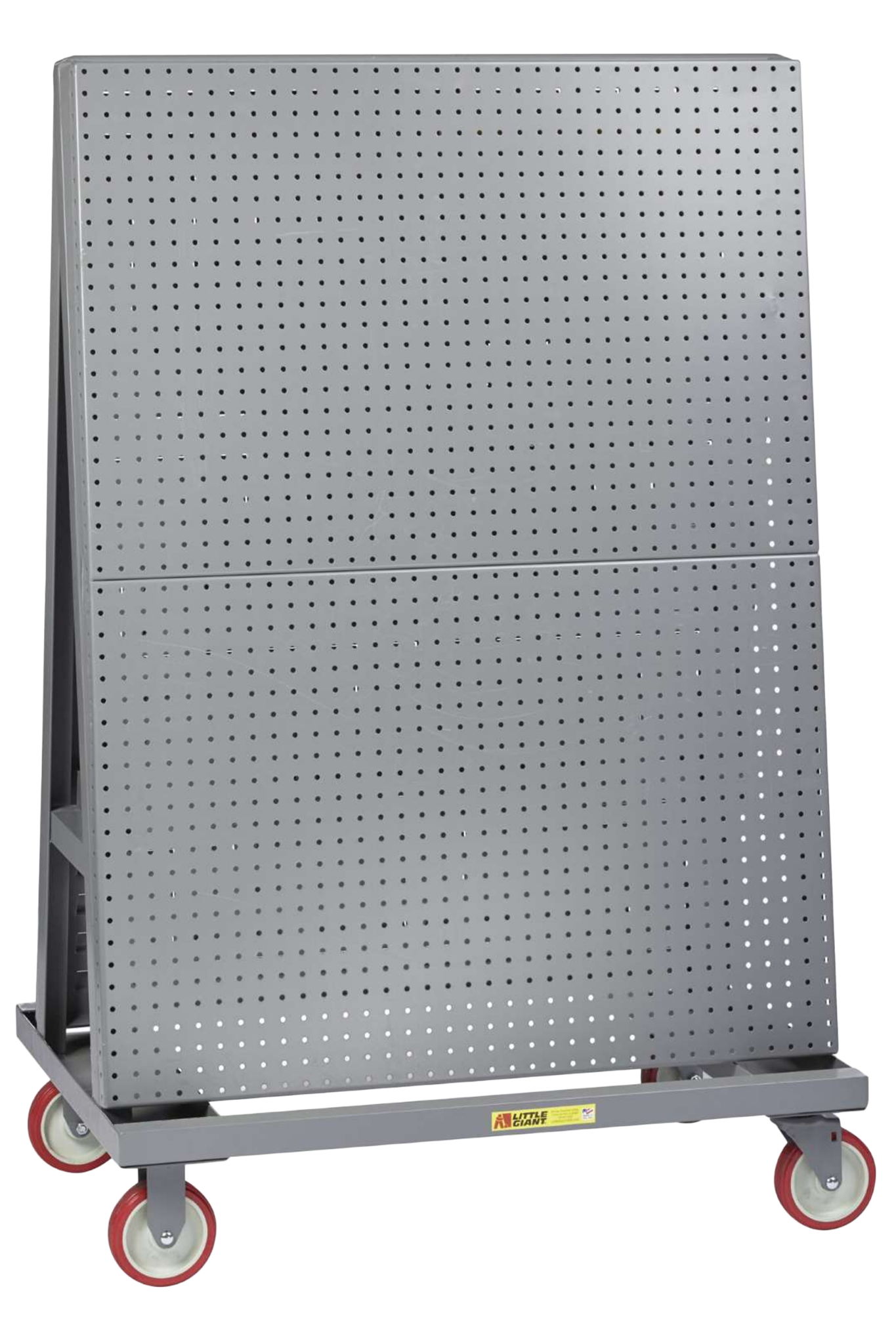 Mobile A Frame Lean Tool Cart 24 X 48 Double Sided Pegboard Panel