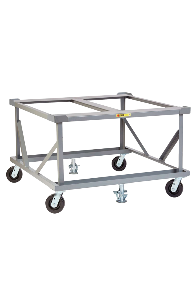 Little Giant 40" X 48" Fixed Height Mobile Pallet Stand open-base Open ...
