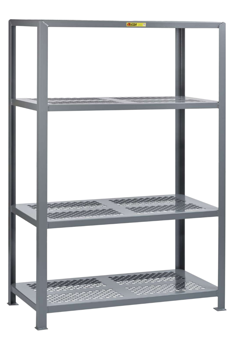 Perforated Welded Steel Shelving 18 X 32 4-shelves