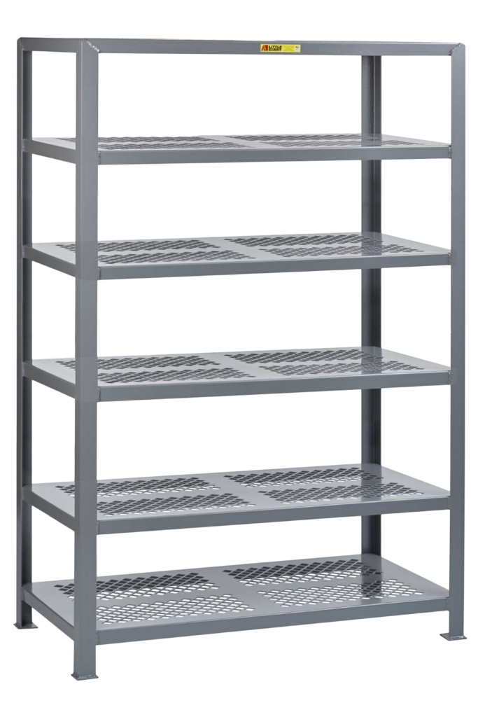Perforated Welded Steel Shelving 30 X 48 6-shelves
