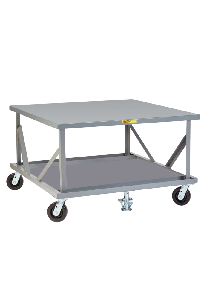 Little Giant 40" X 48" Fixed Height Mobile Pallet Stand full-lower ...