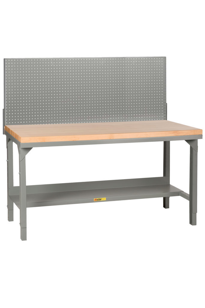 Little Giant Welded Steel Workbenches with Butcher Block Tops 36 x 72 ...