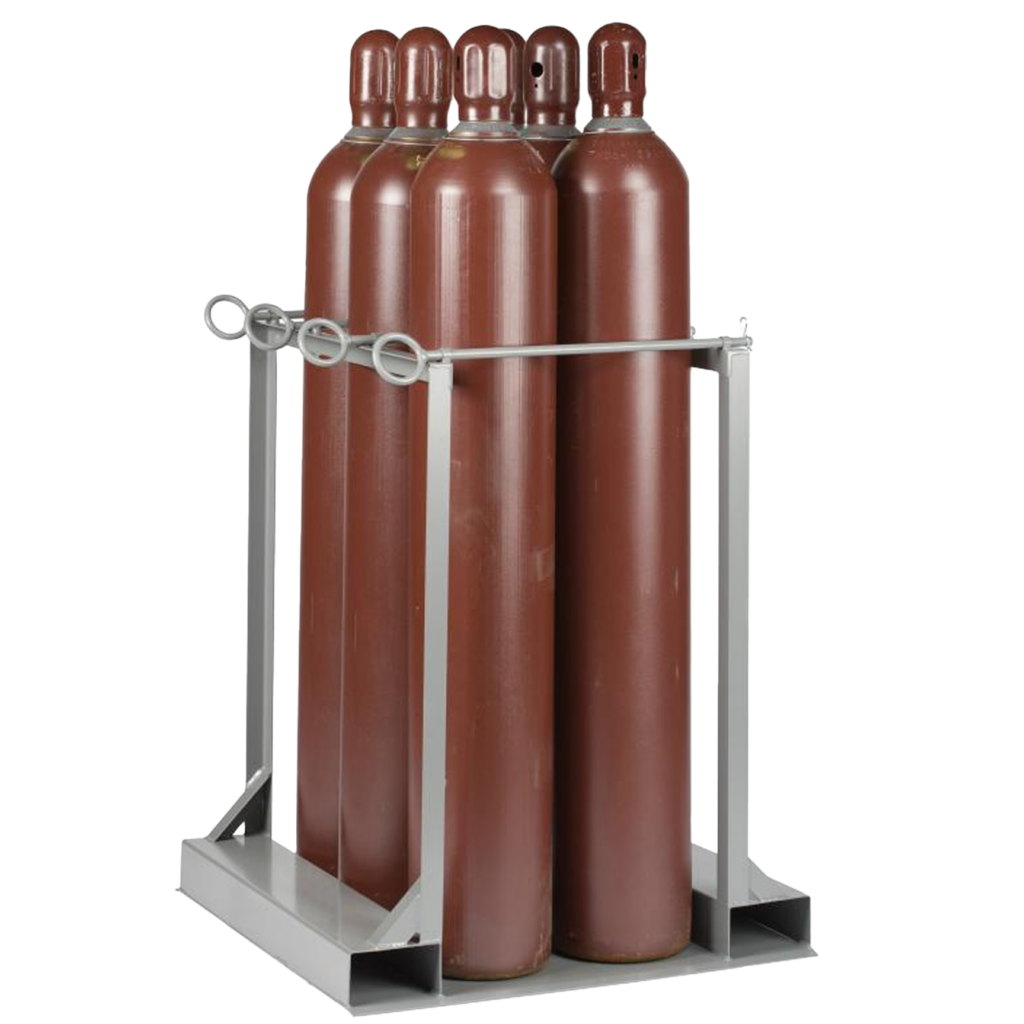 Little Giant Gas Cylinder Pallet 33 X 36 X 41 - 6 Cylinder Capacity