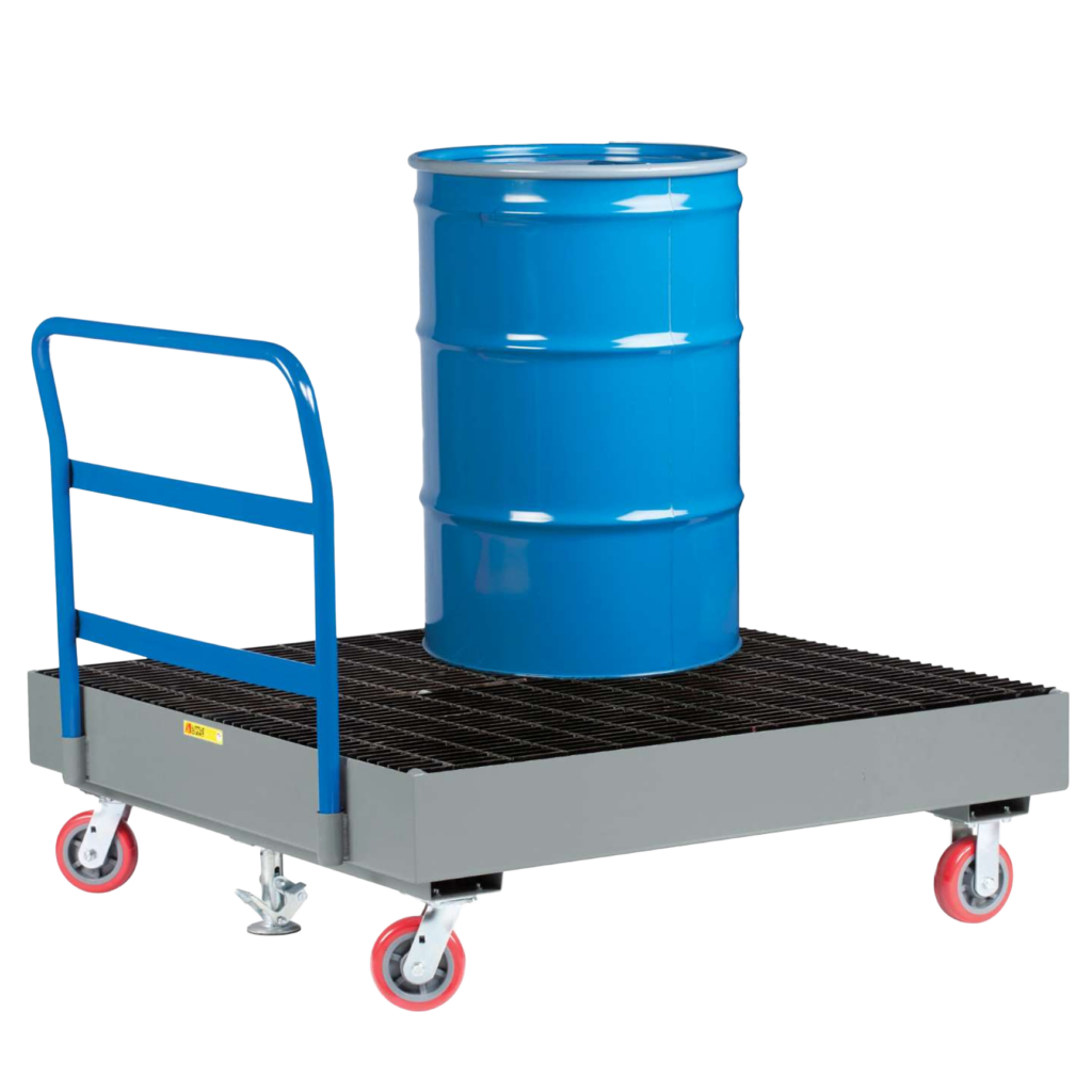 Little Giant Spill Control Cart 51 X 26 X 19 66 Gallons 4 Drum 3000 lbs ...