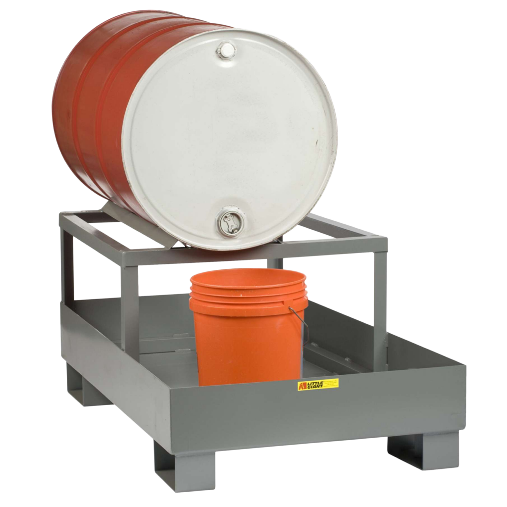 Little Giant Spill Control Platform W Drum Rack 51 X 26 X 22 33 Gallons ...