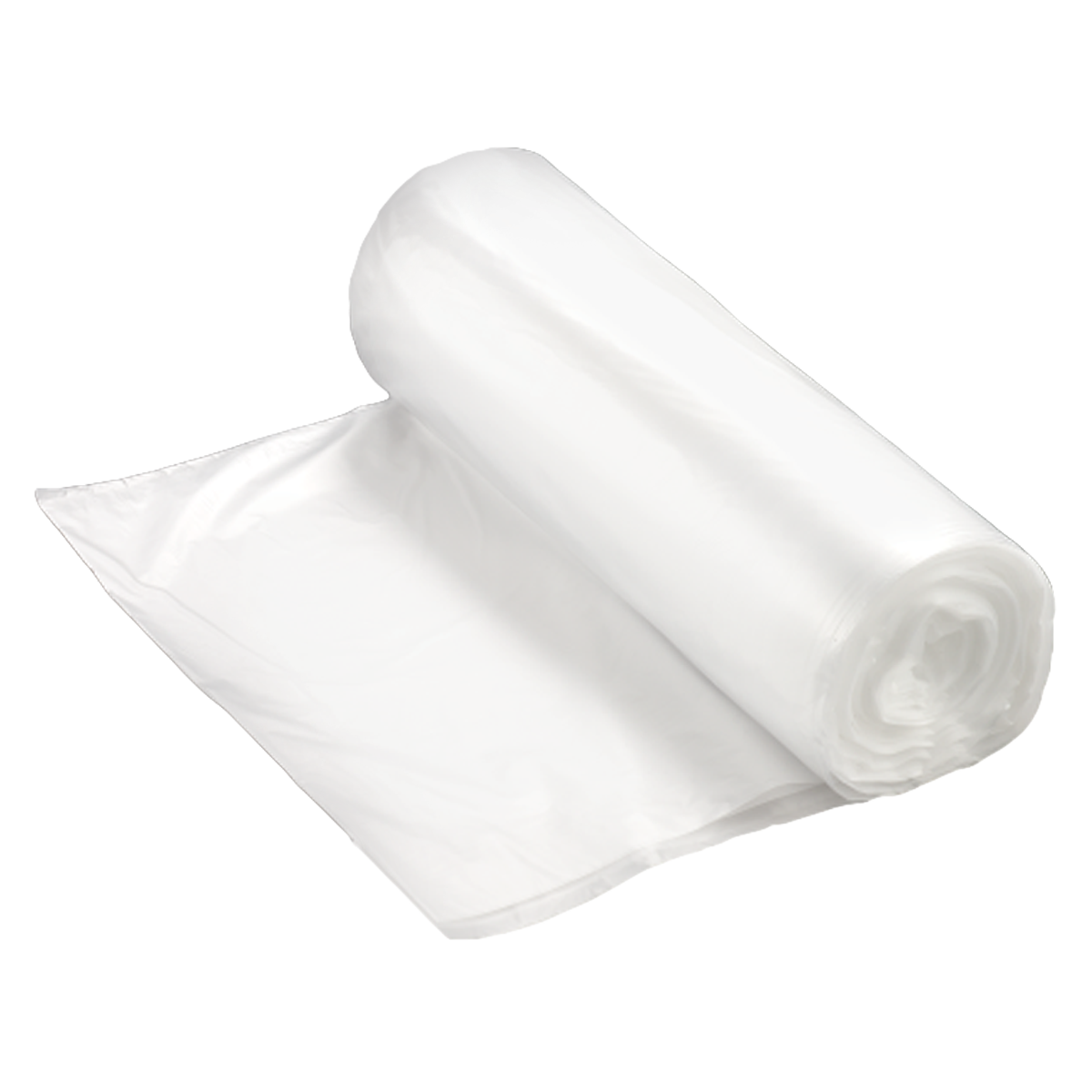 32 x 28 x 72 inch 4 mil Clear Gusseted Bags on a Roll 55/roll ...