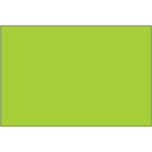2 x 3" - Fluorescent Green Removable Rectangle Labels
