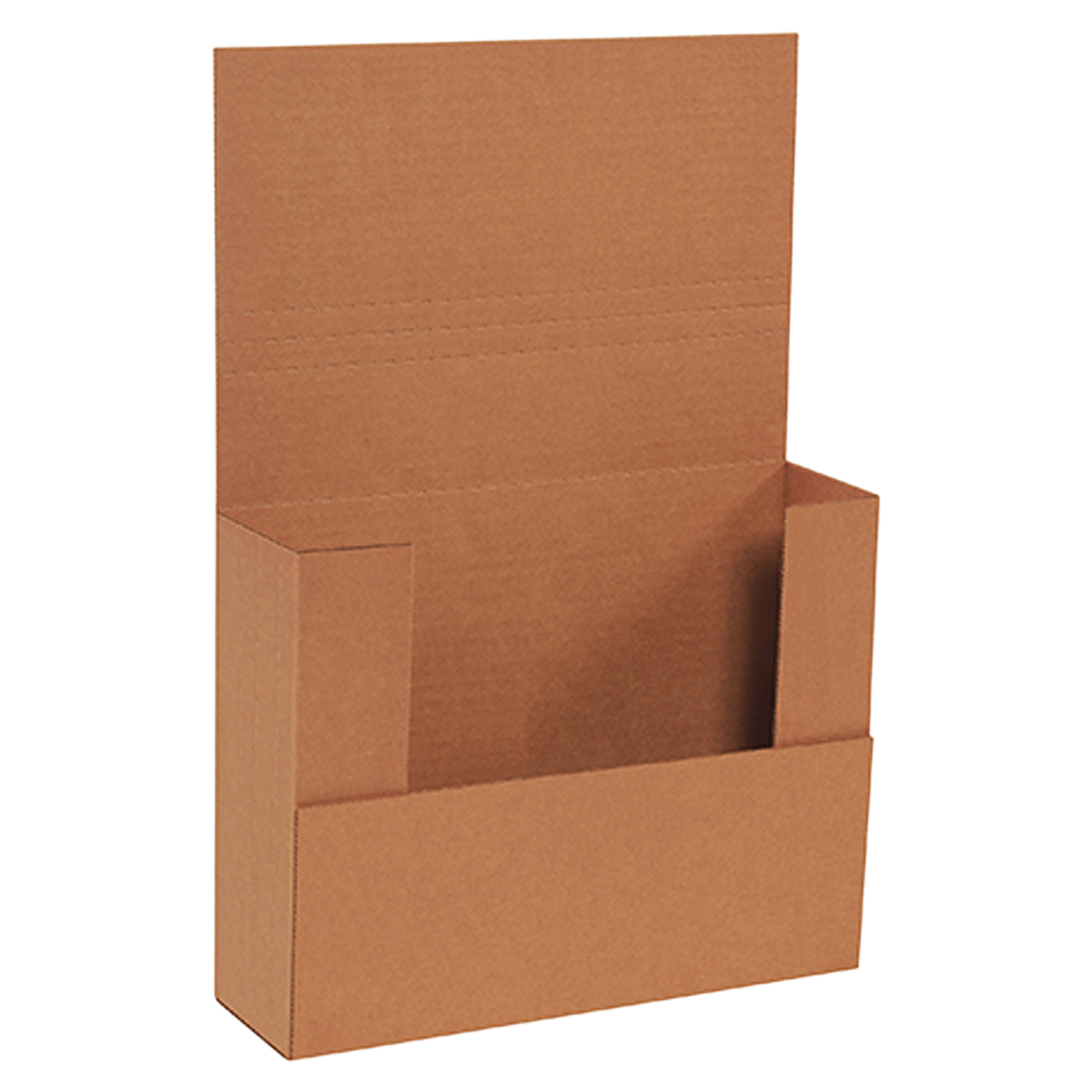 9 1/2 x 6 1/2 x 3 1/2" Kraft Easy-Fold Mailers (50/bundle)