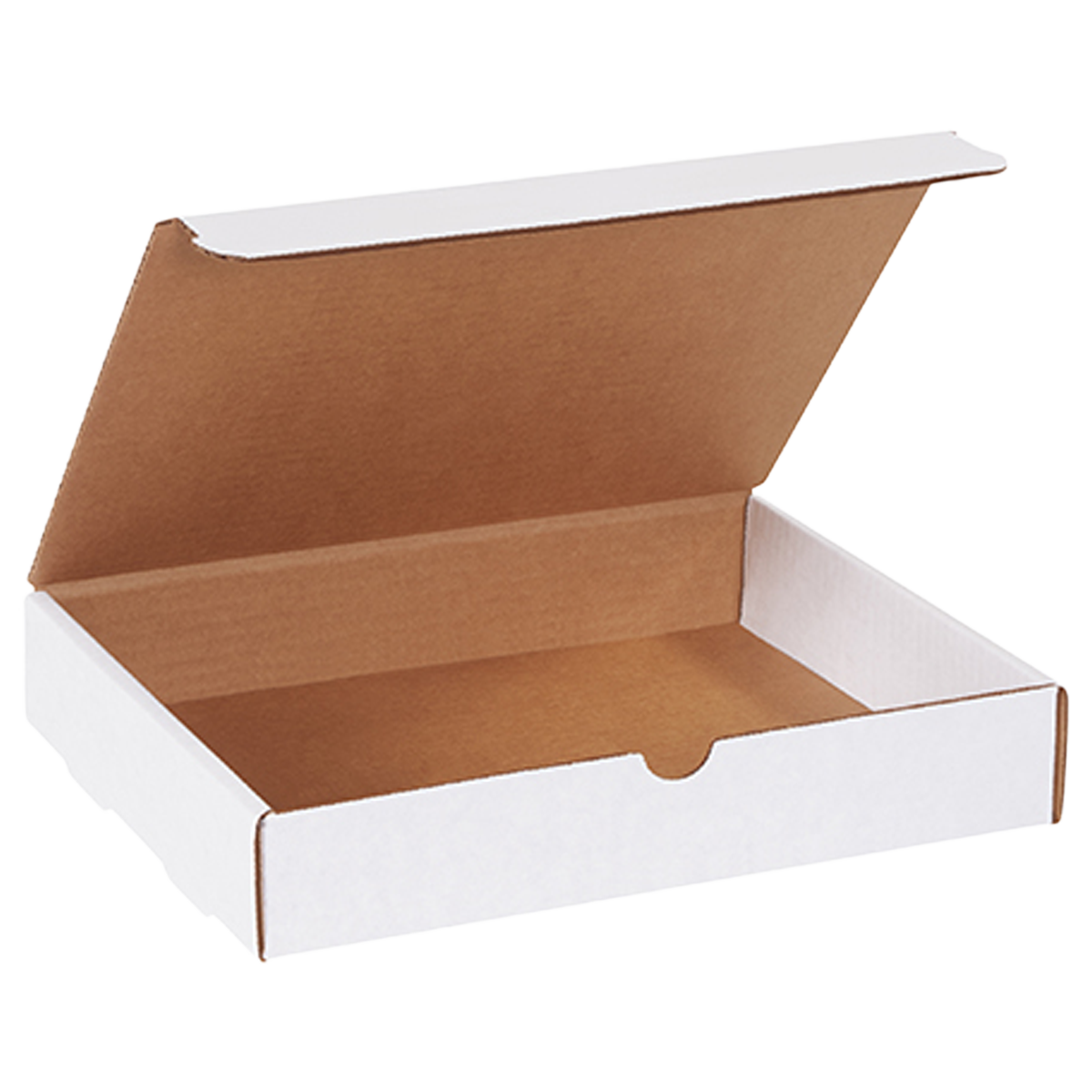 11 1/8 x 8 3/4 x 2" White Literature Mailers (50/bundle)