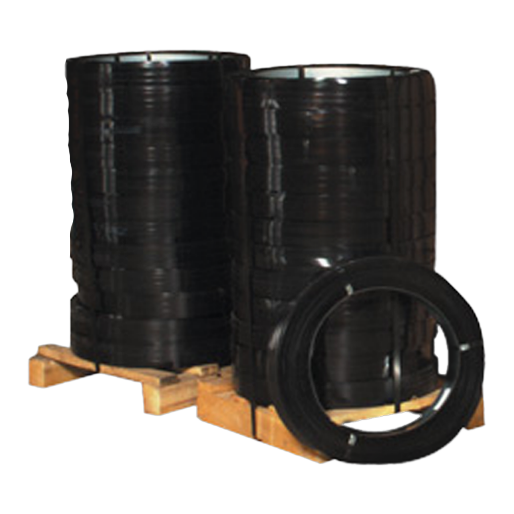 1 1/4" x .044 Gauge x 535' High-Tensile Steel Strapping (24 coils/skid)