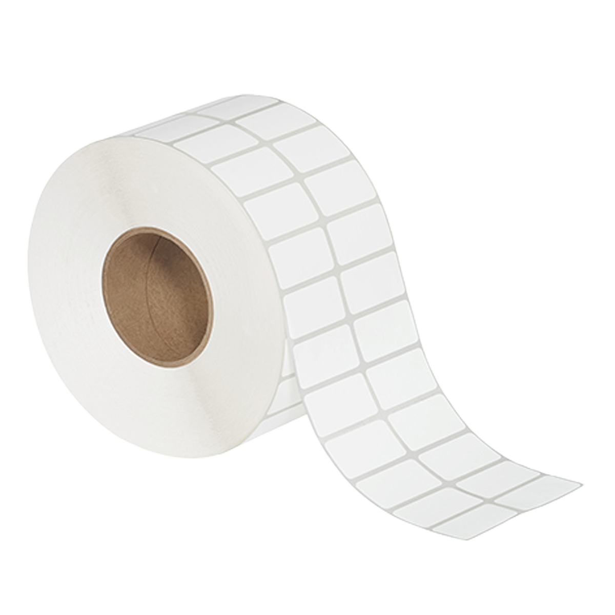 1 x 1/2" White Desktop Direct 2 UP Thermal Labels (4800/roll | 12/case)