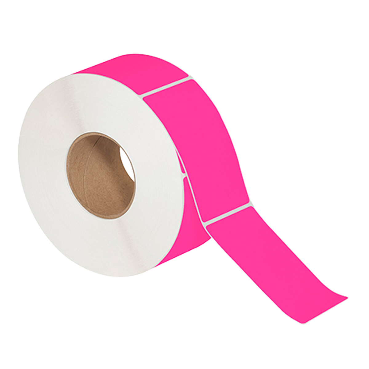 4 x 6" Fluorescent Pink Thermal Transfer Labels (1000/roll | 4/case)