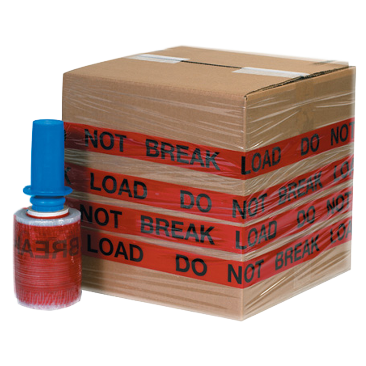 5" x 500' - 80 Gauge - "DO NOT BREAK LOAD" Goodwrappers® Identi-Wrap (6 ...
